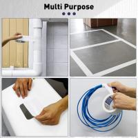 China White Heavy Duty Water Activated Duct Tape 35 Yds Acrylic Single Sided Waterproof for Carton Sealing for sale