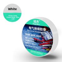 China 19mm x 20m Black PVC Electrical Insulation Tape Single Sided Rubber Adhesive Waterproof for sale