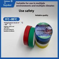 China 19mm x 20m Black PVC Electrical Insulation Tape Single Sided Rubber Adhesive Waterproof for sale