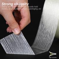 China Single Sided Fiberglass Filament Tape 0.13mm Heat Resistant Acrylic Adhesive Masking Tape 50m for sale