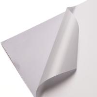China A4 Rough Texture Self-Adhesive Sticker Paper 100g Satin Fabric Inkjet Printing White Ivory for sale