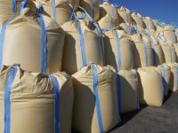 China Feeding Port Length 700 FIBC Bulk Bag Discharge Port Diameter 470 Folding Diameter Height of Two-Sling Ring 600 for sale