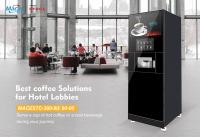 China Visible Window Commercial Floor Standing Coffee Machine For Subway Station for sale