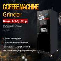 China Provide Advertising Screen Floor Standing Coffee Machine Coffee Beans Vending Machine CE for sale