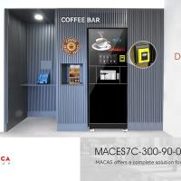 China Subway Station Retail Commercial Coffee Machines With Touch Screen 15A for sale