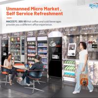 China NAYAX Payment Floor Standing Coffee Machine Mini Coffee Vending Machine for sale