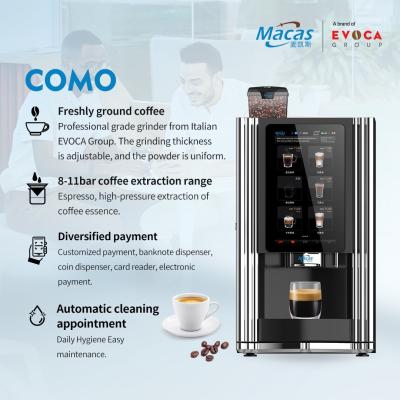 China EVOACAS Commercial Coffee Vending Machine for Automatic Espresso and Tap Water Connection and and Efficiency for sale