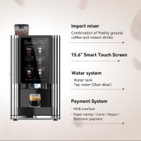 China 220V/50-60Hz Commercial Bean to cup Coffee Vending Machine With Touch Screen for sale