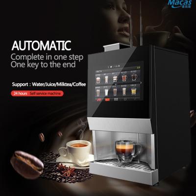 China EVOACAS Commercial Coffee Vending Machine 220VAC 2000W Black for sale