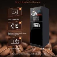 China MACAS Coffee Vendo Machine Cafe Vending Machine With 27inch Advertising Screen for sale