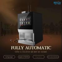 China Smart Touch Screen Cafe Vending Machine For Commercial Use for sale