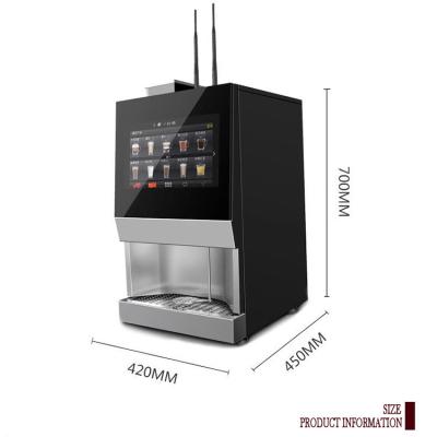 China Macas Bean To Cup Coffee Machine With Big Touch Screen Coffee Shop Use for sale