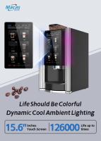 China Commercial Coffee Vending Machine 220V/50-60Hz 57Kg 15.6inch Touch Screen MOQ 2units IOT Support for sale