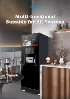 China Freshly Ground Free Standing Commercial Coffee Machine With Cloud Service for sale