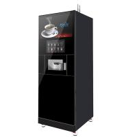 China Ground Single Screen Freshly  Commercial Standing Coffee Machine for sale