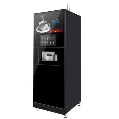 China Ground Single Screen Freshly  Commercial Standing Coffee Machine for sale