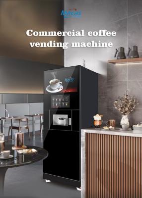 China Fully Automatic Freshly Ground Cabinet Coffee Machine with User-Friendly 27-inch Touchscreen and Smart Monitoring for sale