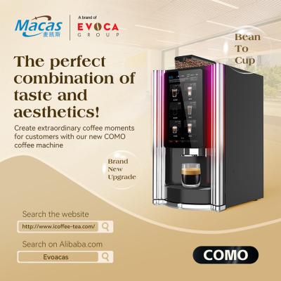 China 15.6inch Operating Touch Screen Bean To Cup Coffee Vending Machine Temperature 90-95C for Low Maintenance Coffee Service for sale