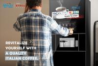 China Professional Factory Supply Floor Standing Coffee Machine With Imported Grinder for sale