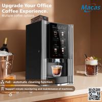 China Commercial Bean To Cup Coffee Vending Machine with 15.6inch Touch Screen Hot drinks for sale