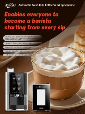 China Fresh Milk Automatic Espresso Coffee Vending Machine suits in Coffee Shops for sale