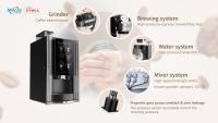 China Bean To Cup Coffee Vending Machine providing fresh coffee drinks quickly with minimal maintenance for busy public areas for sale