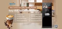 China Commercial Auto Floor Standing Espresso Coffee Machine with Adjustable Strength Levels and Auto-Cleaning Feature for sale