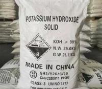 China Potassium Hydroxide 90% Purity Industrial Chemical Raw Material for Flame Retardant Applications for sale