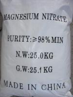 China magnesium nitrate Mg(NO3)2 Colorless crystalline powder Used for analyzing reagents for sale