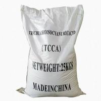 China Trichloroisocyanuric Acid C3Cl3N3O3 Tablets with 90% Active Chlorine for Industrial Water Treatment and Disinfection for sale