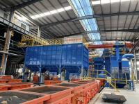 China Lost Foam Casting Equipment with Standardized Sand Boxes for High Volume Production and Automated Molding Stations for sale