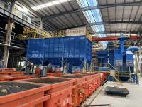 China Lost Foam Casting Equipment with Standardized Sand Boxes for High Volume Production and Automated Molding Stations for sale