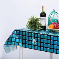 China Rectangle Laser Pet Film Disco Event Table Cloths For Indoor And Outdoor Party Decoration for sale