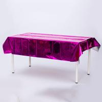 China Customized Waterproof PET Aluminum Film Foil Tablecloth For Toy / Gift Decoration for sale