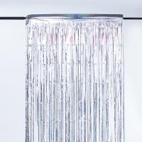 China Colorful PET Laser Rain Curtain Background For Festive Indoor / Outdoor Decor for sale