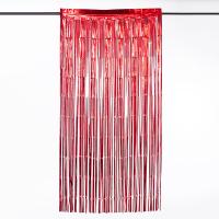China Plastic Colorful Tassel Red Foil Backdrop Adds Fun To Celebrations Birthday Curtain Foil for sale