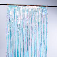 China Plastic Metallic Tinsel Foil Fringe Curtains For Party Decoration Indoor And Outdoor Friendly Design for sale