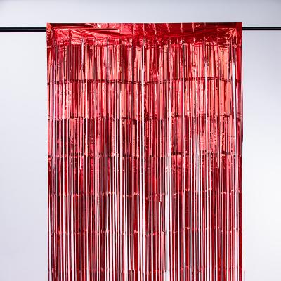 China Festival Laser Rain Curtain Wall Mounted Multi Color PET Holiday Decoration for sale