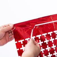 China Grid Background Wall Square Rain Silk Curtain For Elegant Party Living Room DéCor for sale