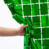 China Party Dressed Modern  Square Foil Fringe Curtain for Living Room Background Wall for sale