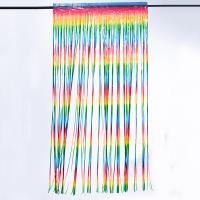 China Vibrant Macaron Party Foil Backdrop Waterproof Mildew Resistant PET Curtains For Stunning Wall Decor for sale