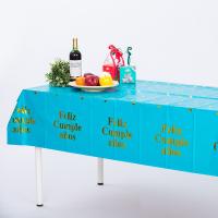 China Rectangle Waterproof And Oilproof CPP Party Tablecloth For Dining Table Cover for sale