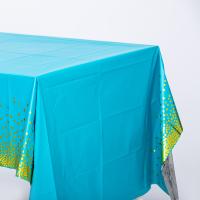 China Waterproof Oilproof Rectangle Party Tablecloth For Indoor / Outdoor Formal Informal Occasions for sale