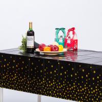 China Indoor Outdoor Dining Cover Disposable Party Tablecloth Stylish Rectangle For Banquets And Parties Durable for sale