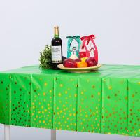 China Long Lasting Modern CPP Tablecloth Disposable Dining Table Cover In Figure Inspired Colorway for sale
