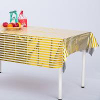 China CPP Film Plastic Table Covers For Party Waterproof Oilproof Modern Fashion Table Cover For Indoor Outdoor for sale