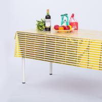 China CPP Film Plastic Table Covers For Party Waterproof Oilproof Modern Fashion Table Cover For Indoor Outdoor for sale