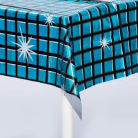 China Shiny Waterproof Disco Party Tablecloth For Indoor And Outdoor Party Decoration for sale