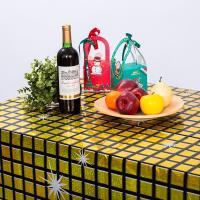 China Waterproof Laser Pet Film Disco Tablecloth Perfect Rectangle Party Table Cloths Decoration For Various Occasions for sale