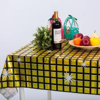 China Laser Pet Film Shimmering Tablecloth Waterproof For Any Occasion Indoor / Outdoor Friendly Shine for sale